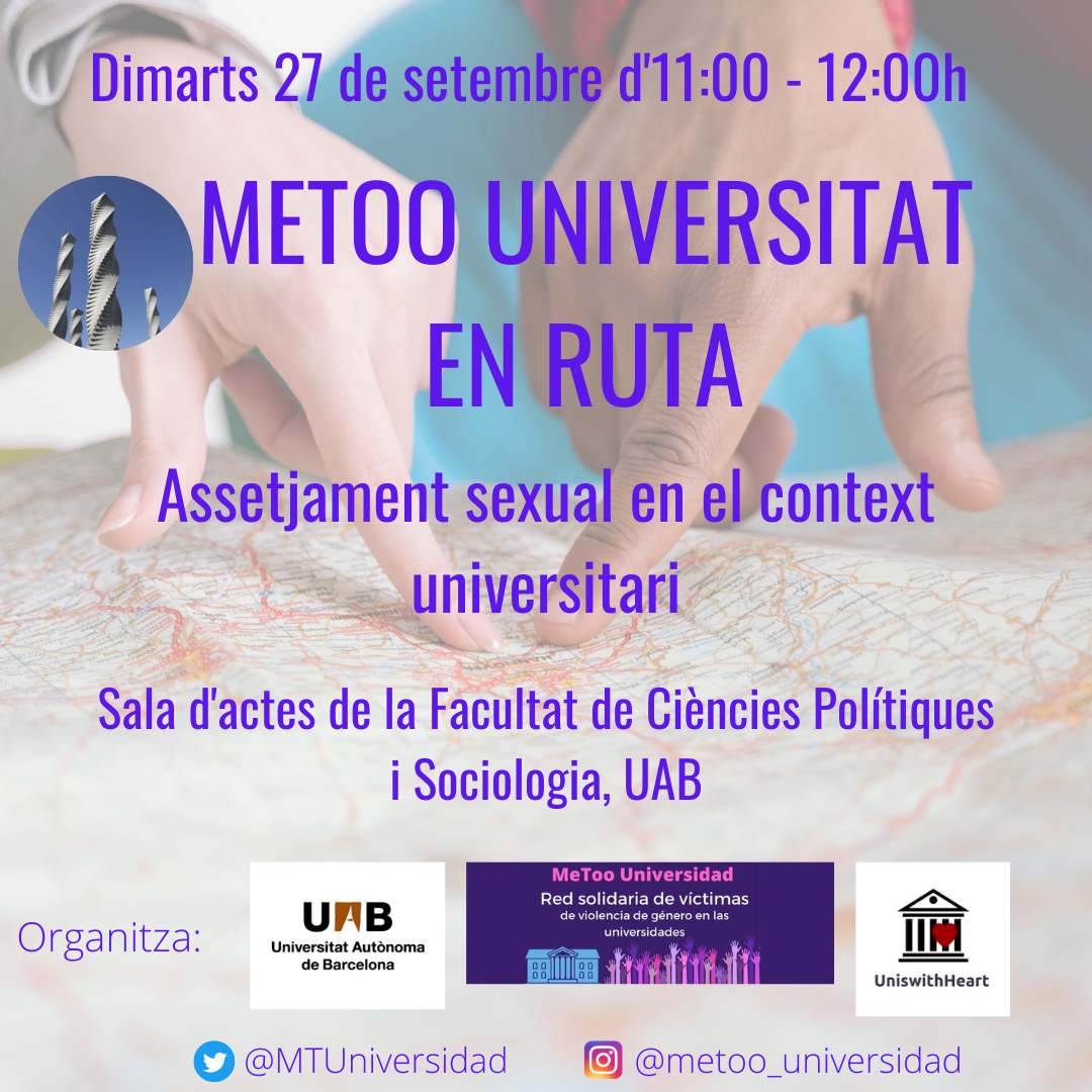 MeToo Universitat en Ruta - Facultat de Ciències Polítiques i de ...