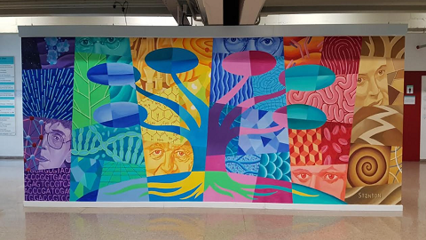 Las Facultades de Ciencias y Biociencias estrenan un nuevo mural del ...