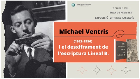 Exposición: "Michael Ventris y el desciframiento de la escritura Lineal ...